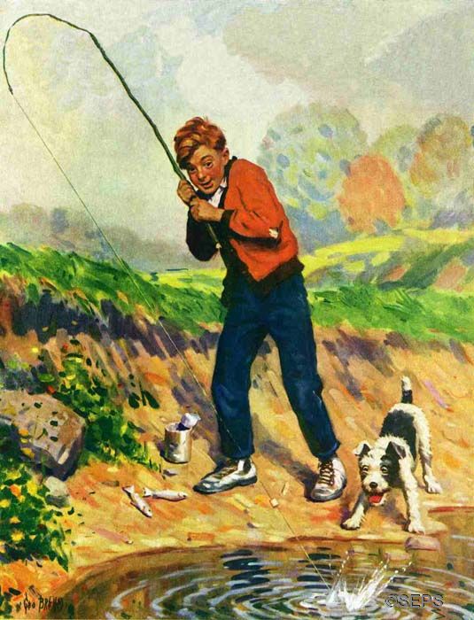 He's Got a Fish! | The Saturday Evening Post