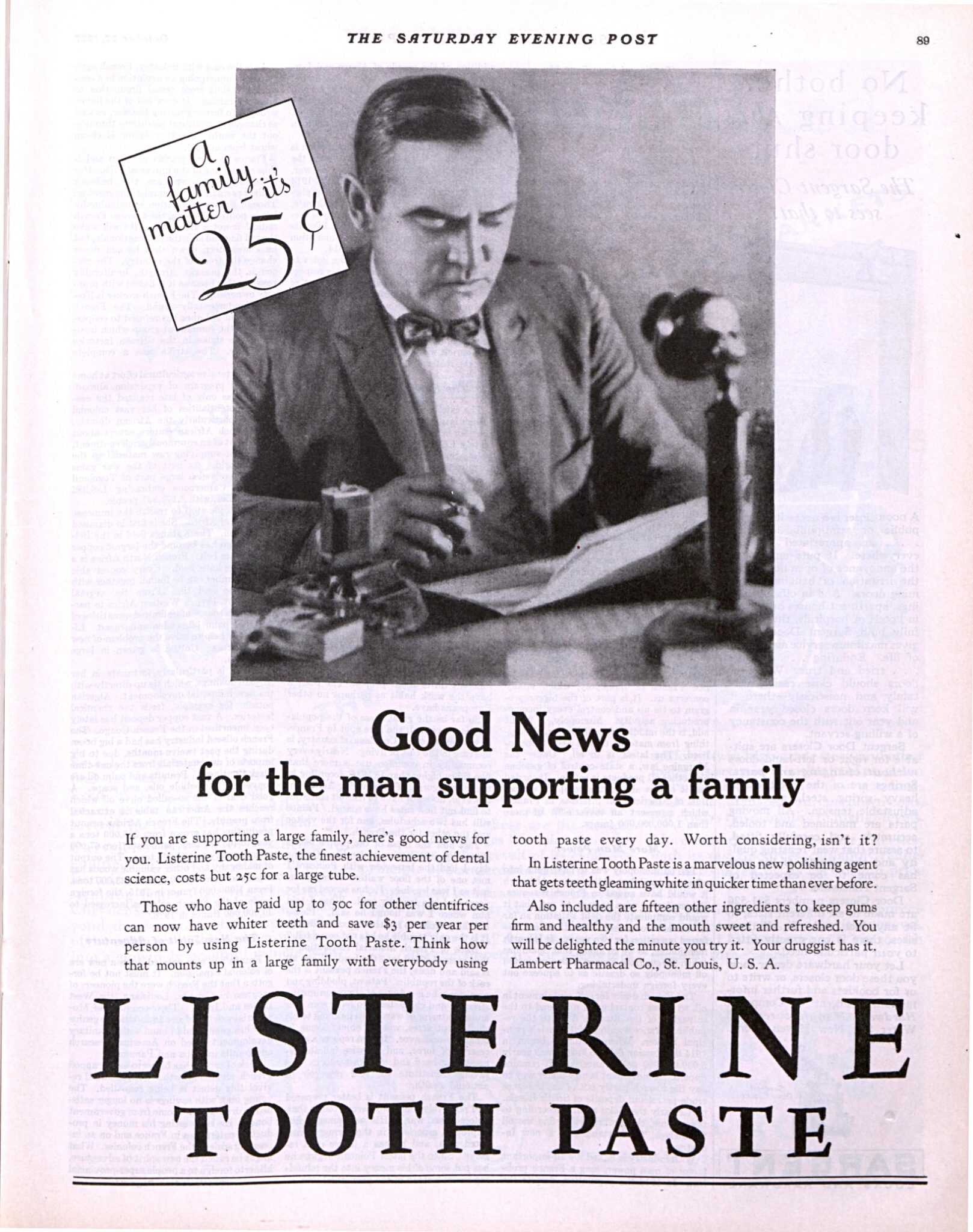 Vintage Ads: Clean Those Teeth! | The Saturday Evening Post