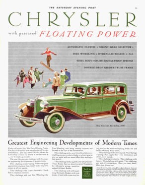 Vintage Auto Ads: Chrysler | The Saturday Evening Post