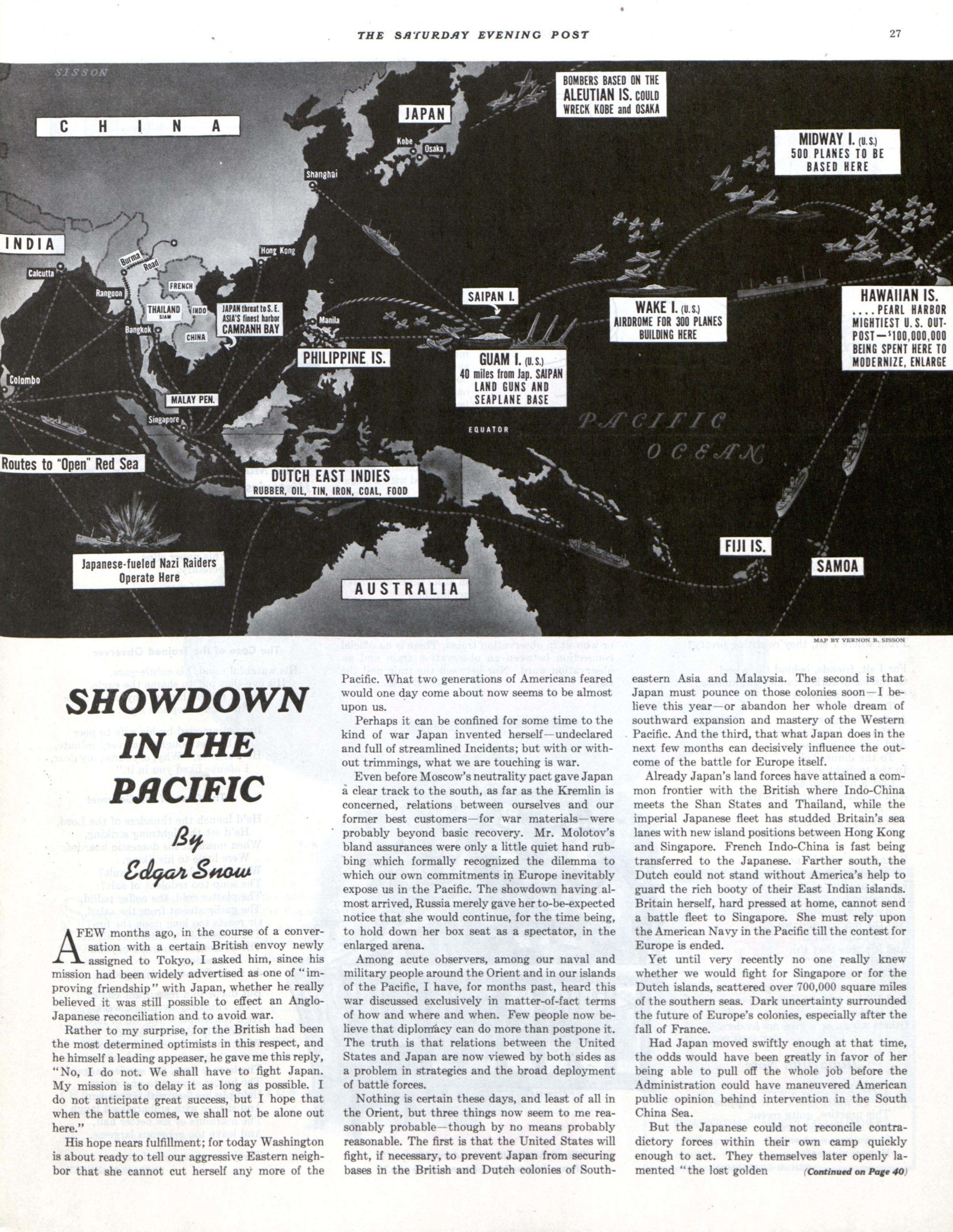 Showdown In The Pacific | The Saturday Evening Post