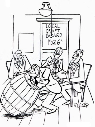 WWII Conscription Cartoons | The Saturday Evening Post