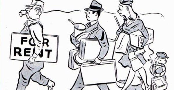 Labor and Housing Shortage Cartoons of WWII | The Saturday Evening Post