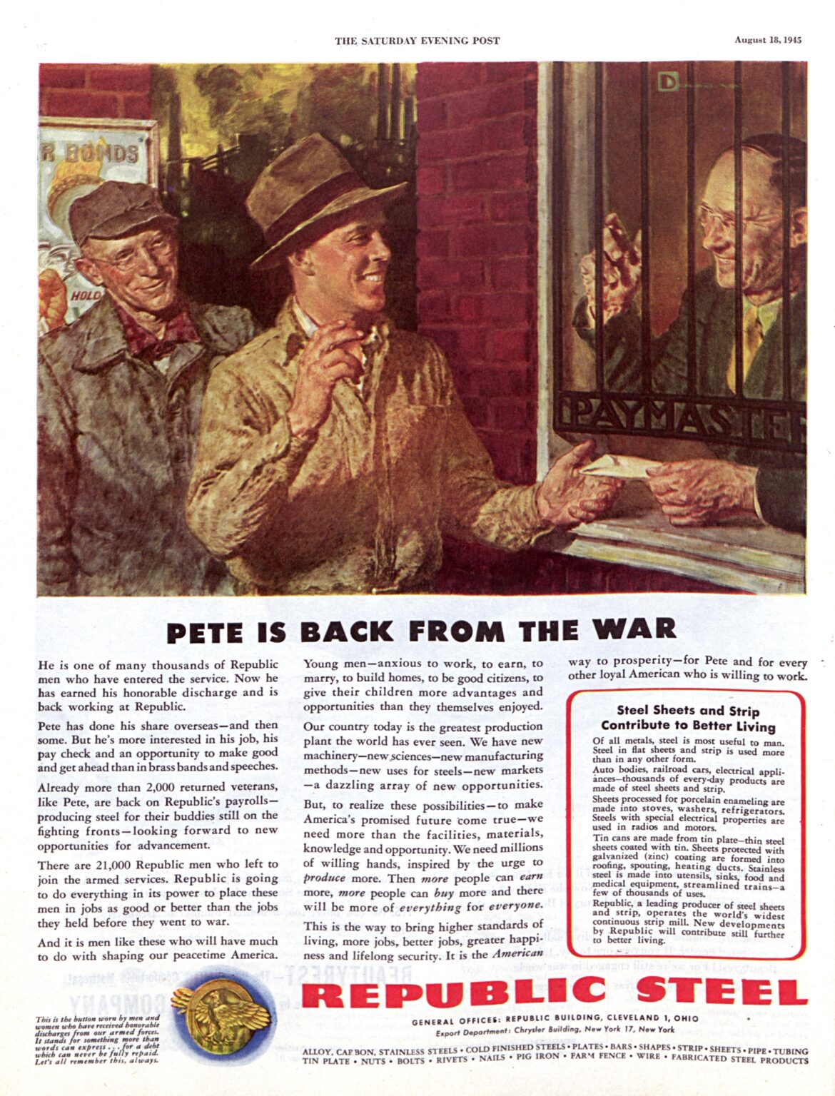 Vintage Ads: Supporting the War Effort | The Saturday Evening Post