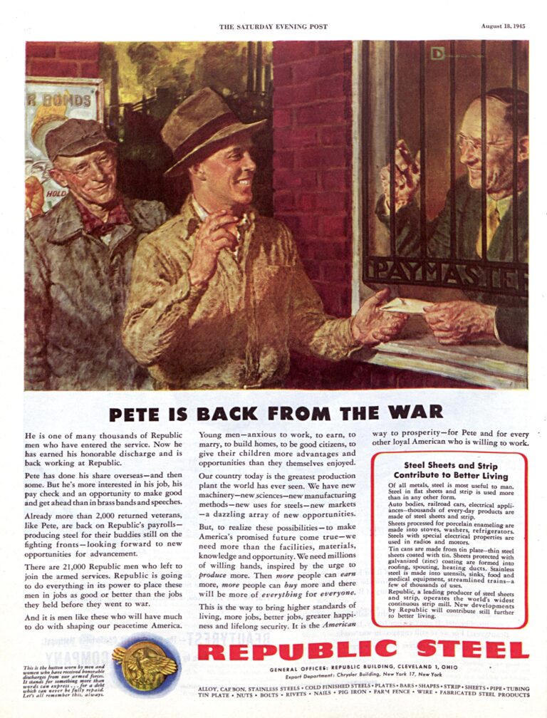 Vintage Ads: Supporting the War Effort | The Saturday Evening Post