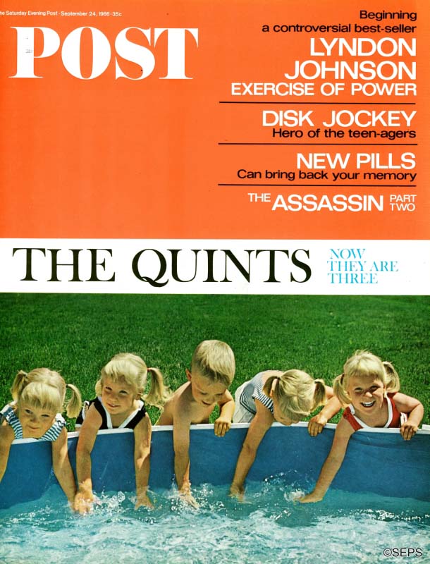 Fischer Quints at Three | The Saturday Evening Post