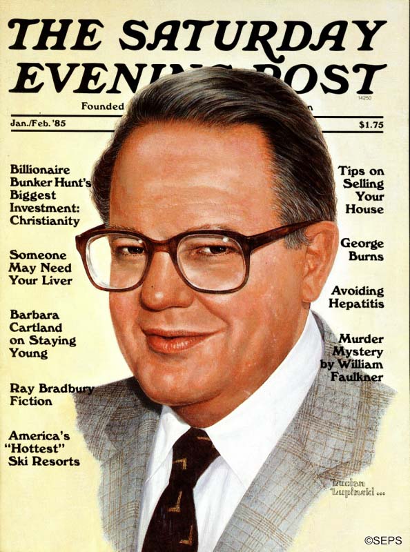 Bunker Hunt Portrait | The Saturday Evening Post