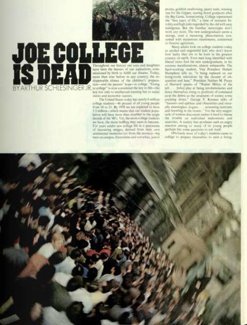 Joe College Is Dead: The Root of Student Unrest in the 1960s | The ...