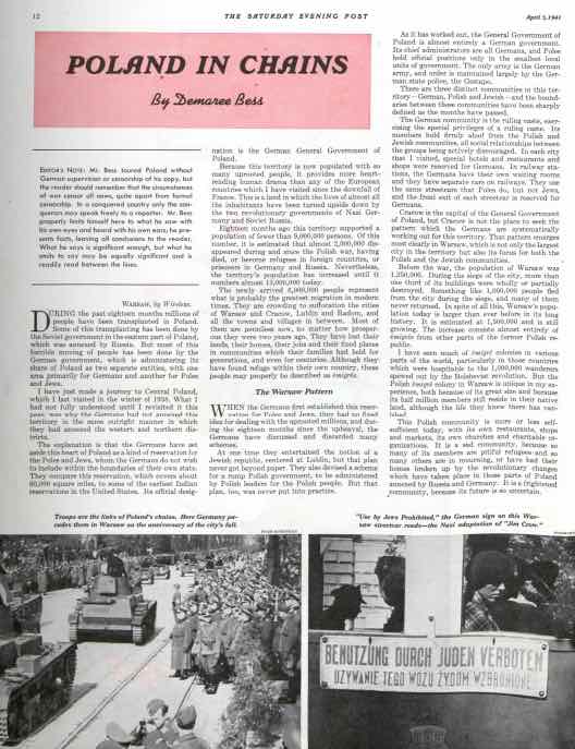 Germany’s Invasion of Poland Launches World War II | The Saturday ...