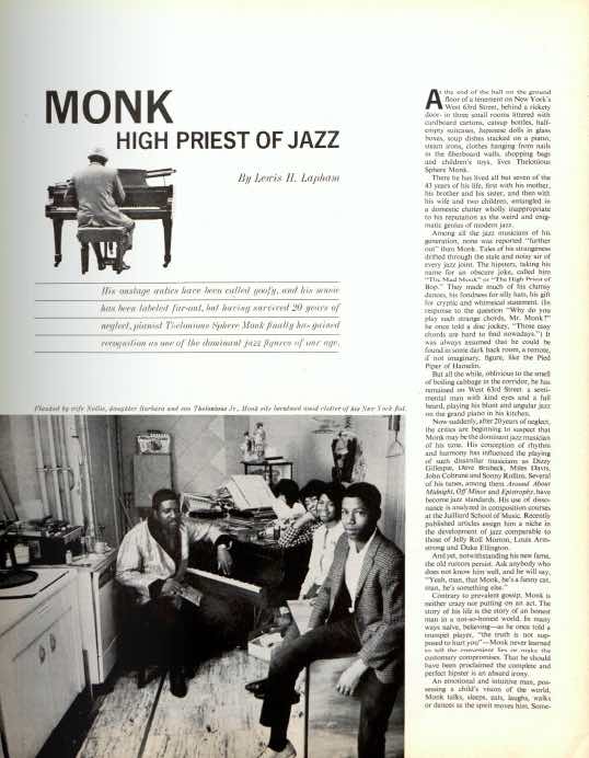 Thelonious Monk: High Priest of Jazz | The Saturday Evening Post