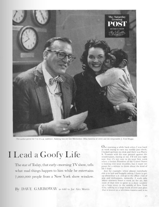 The Today Show in 1956: A Chimp, a Goofball, and Miss America | The ...