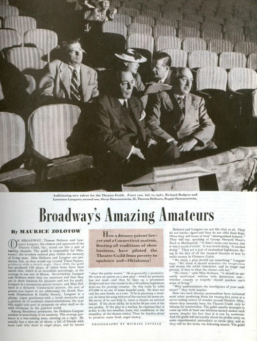 The Legacy of Oklahoma!, the First Broadway Musical Sensation | The ...