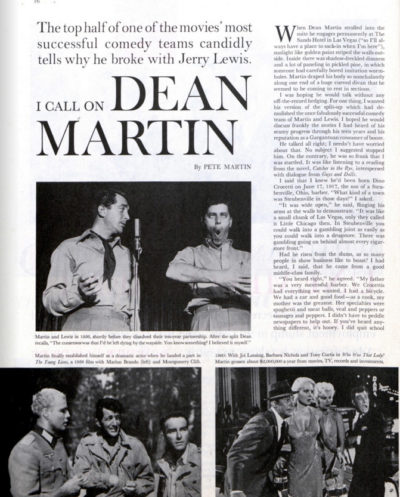 Dean Martin's Lush Life | The Saturday Evening Post