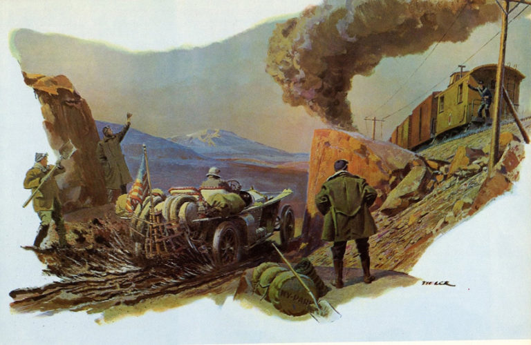 The Art of the Post: The Artist Who Loved Trains | The Saturday Evening ...