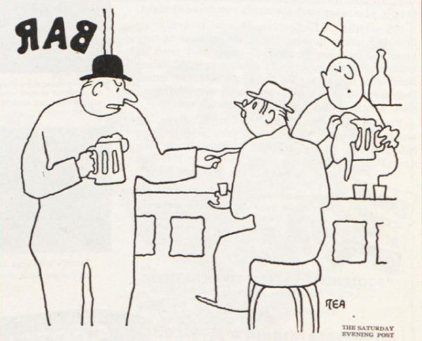 Cartoons: A Man Walks into a Bar | The Saturday Evening Post