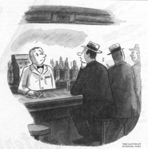 Cartoons: A Man Walks into a Bar | The Saturday Evening Post