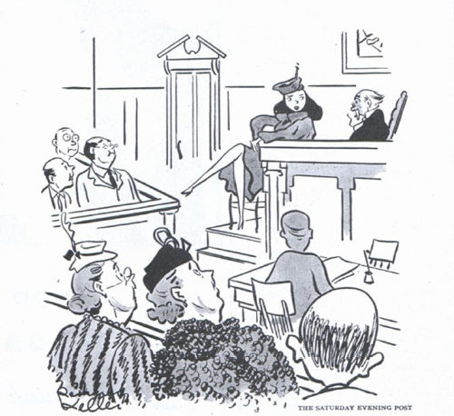 Cartoons: Courtroom Comedy | The Saturday Evening Post