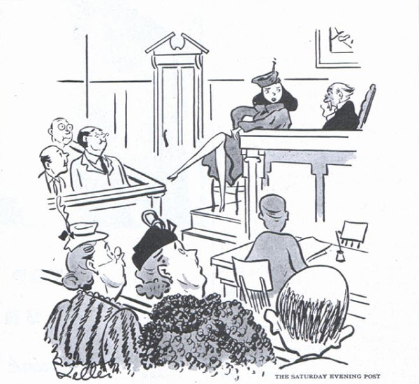 Cartoons: Courtroom Comedy | The Saturday Evening Post