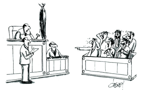 Cartoons: Courtroom Comedy | The Saturday Evening Post