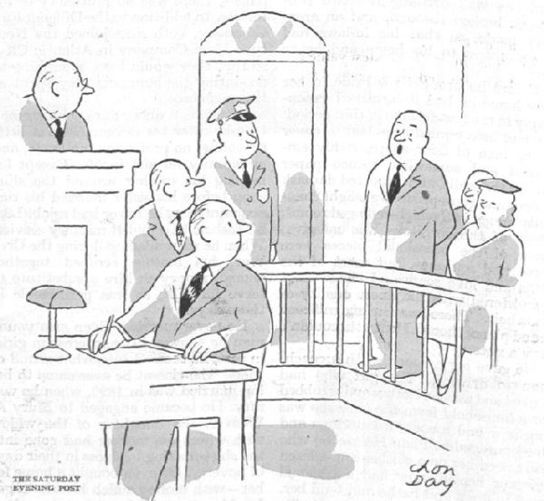 Cartoons: Courtroom Comedy | The Saturday Evening Post