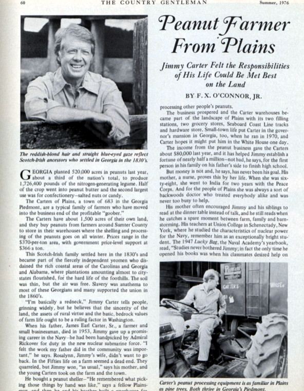 A Historic Birthday for America’s Peanut Farmer President | The ...