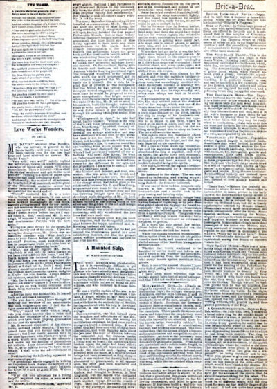 “A Haunted Ship” by Washington Irving | The Saturday Evening Post