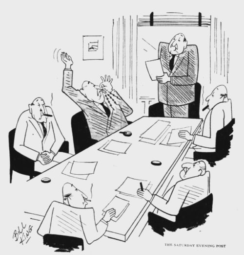 Cartoons: Boardroom Buffoonery | The Saturday Evening Post