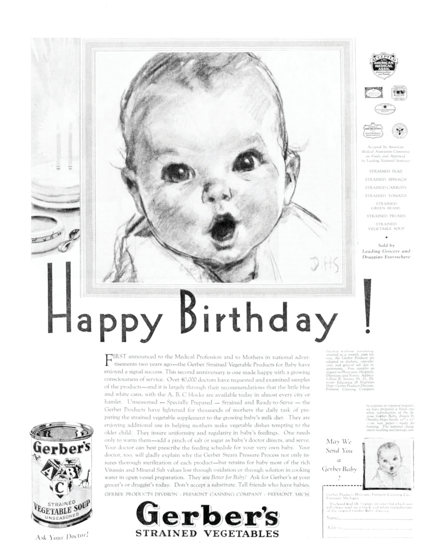 Vintage Ad: Who Was That Gerber Baby? | The Saturday Evening Post