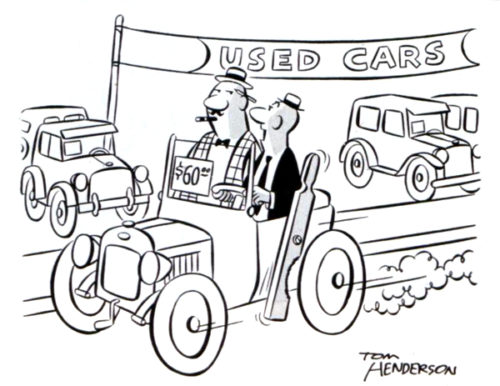 Cartoons: Used Cars | The Saturday Evening Post