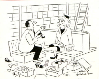 Cartoons: Shoe Store Shenanigans | The Saturday Evening Post