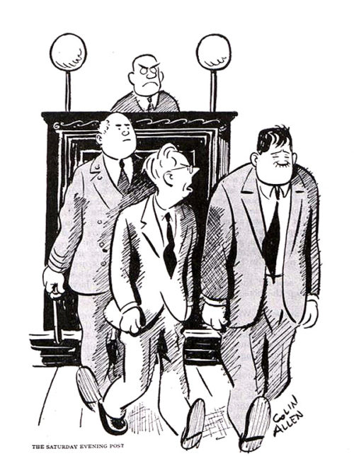 Cartoons: Laughed Right Out of Court | The Saturday Evening Post