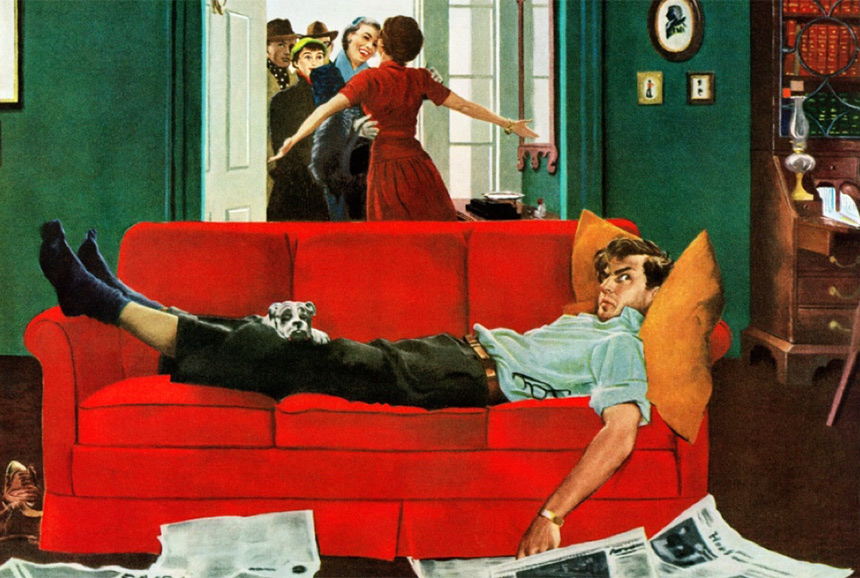 Post Artists: George Hughes, Norman Rockwell’s Anti-Muse | The Saturday ...