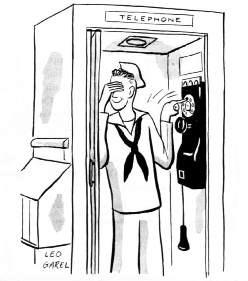 Cartoons: Phone Booth Funnies | The Saturday Evening Post