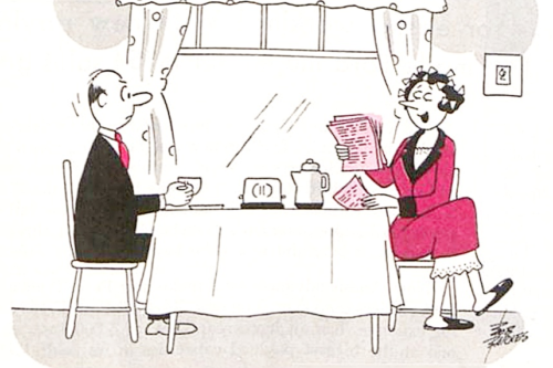 Cartoons: Breakfast Table Banter | The Saturday Evening Post