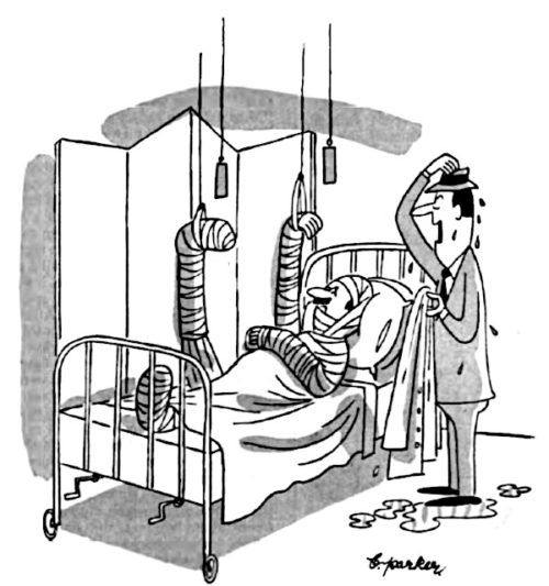 Cartoons: Bandaged from Head to Toe | The Saturday Evening Post