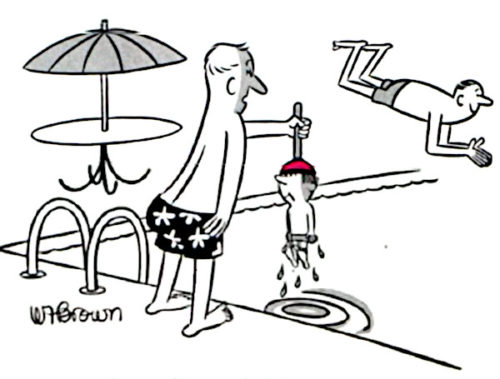 Cartoons: Stay Cool in the Pool | The Saturday Evening Post