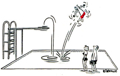 Cartoons: Stay Cool in the Pool | The Saturday Evening Post