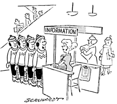 Cartoons: Information Booth | The Saturday Evening Post