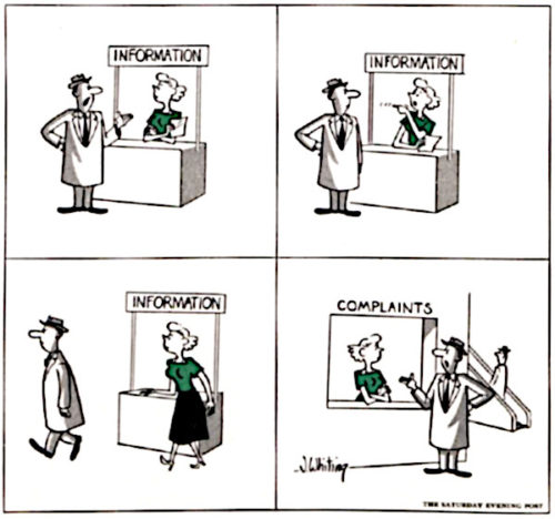 Cartoons: Information Booth | The Saturday Evening Post