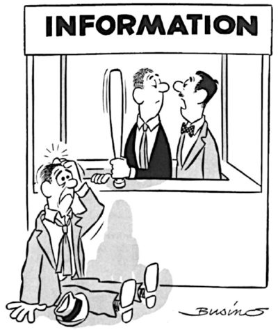 Cartoons: Information Booth | The Saturday Evening Post