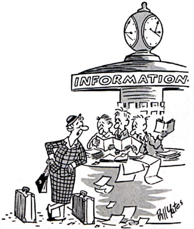 Cartoons: Information Booth | The Saturday Evening Post