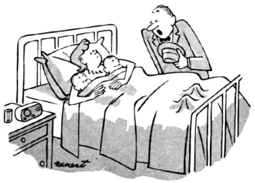 Cartoons: Mid-Century Maternity Ward | The Saturday Evening Post