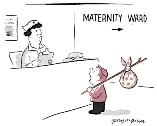 Cartoons: Mid-Century Maternity Ward | The Saturday Evening Post
