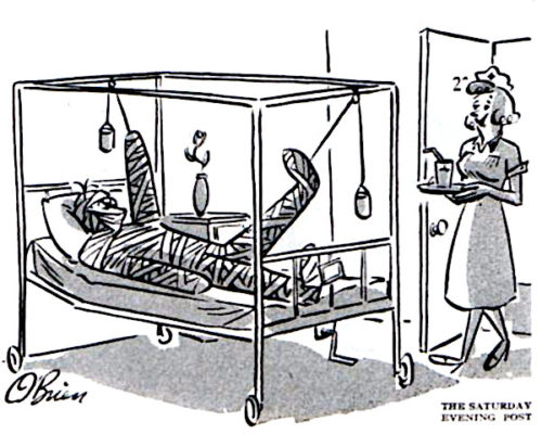 Cartoons: Nurse Mirth | The Saturday Evening Post
