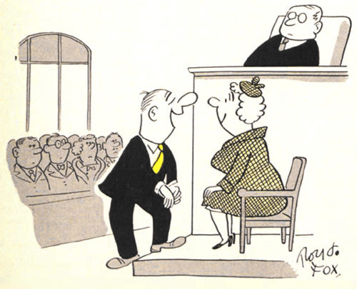 Cartoons: Disorder in the Court | The Saturday Evening Post