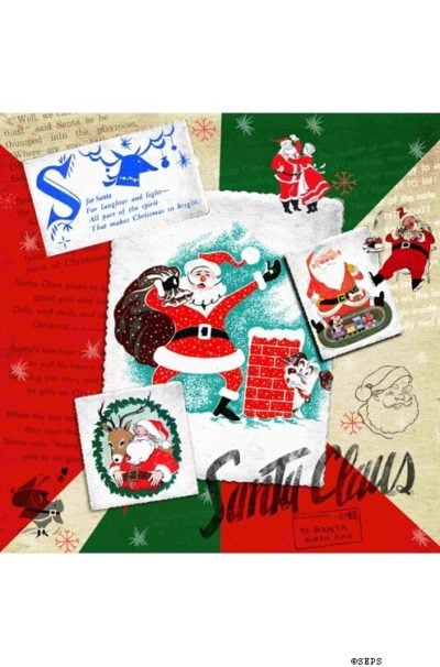 Santa Collage | The Saturday Evening Post