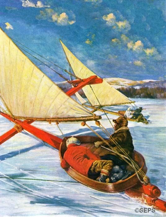 Ice Boating | The Saturday Evening Post