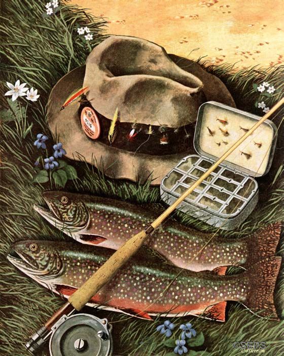 Fishing Still Life | The Saturday Evening Post