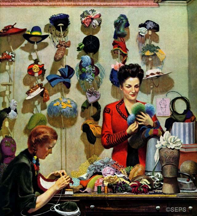Millinery Shop | The Saturday Evening Post