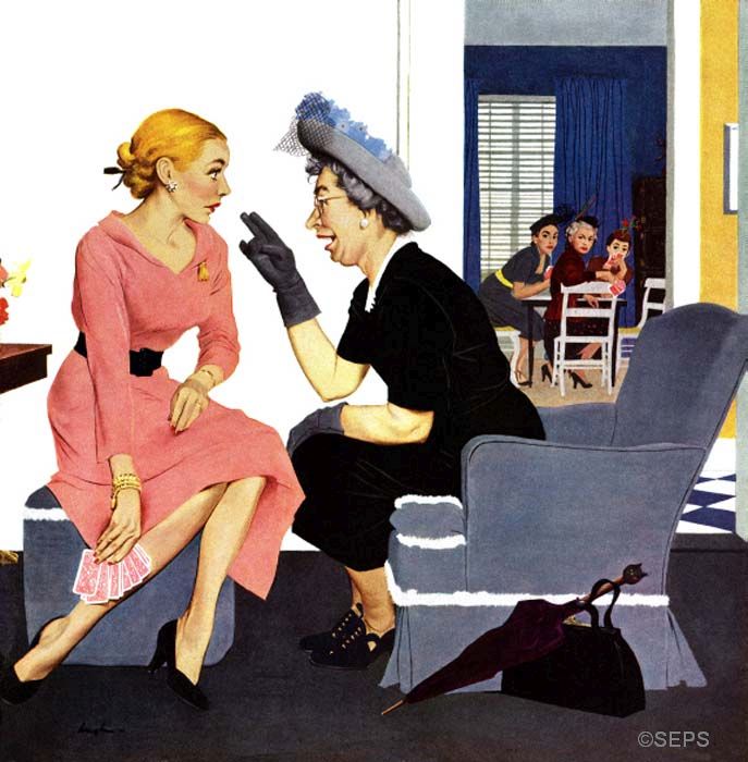 Gossiping Neighbor | The Saturday Evening Post