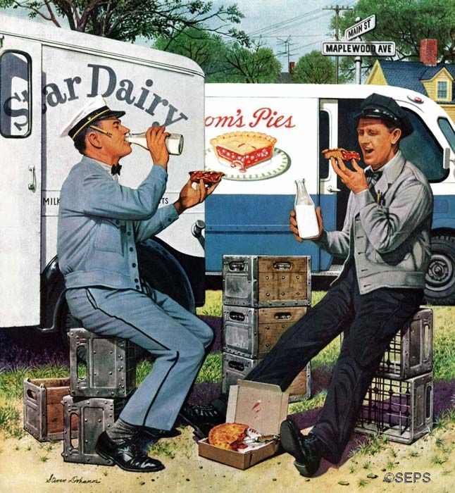 Milkman Meets Pieman | The Saturday Evening Post